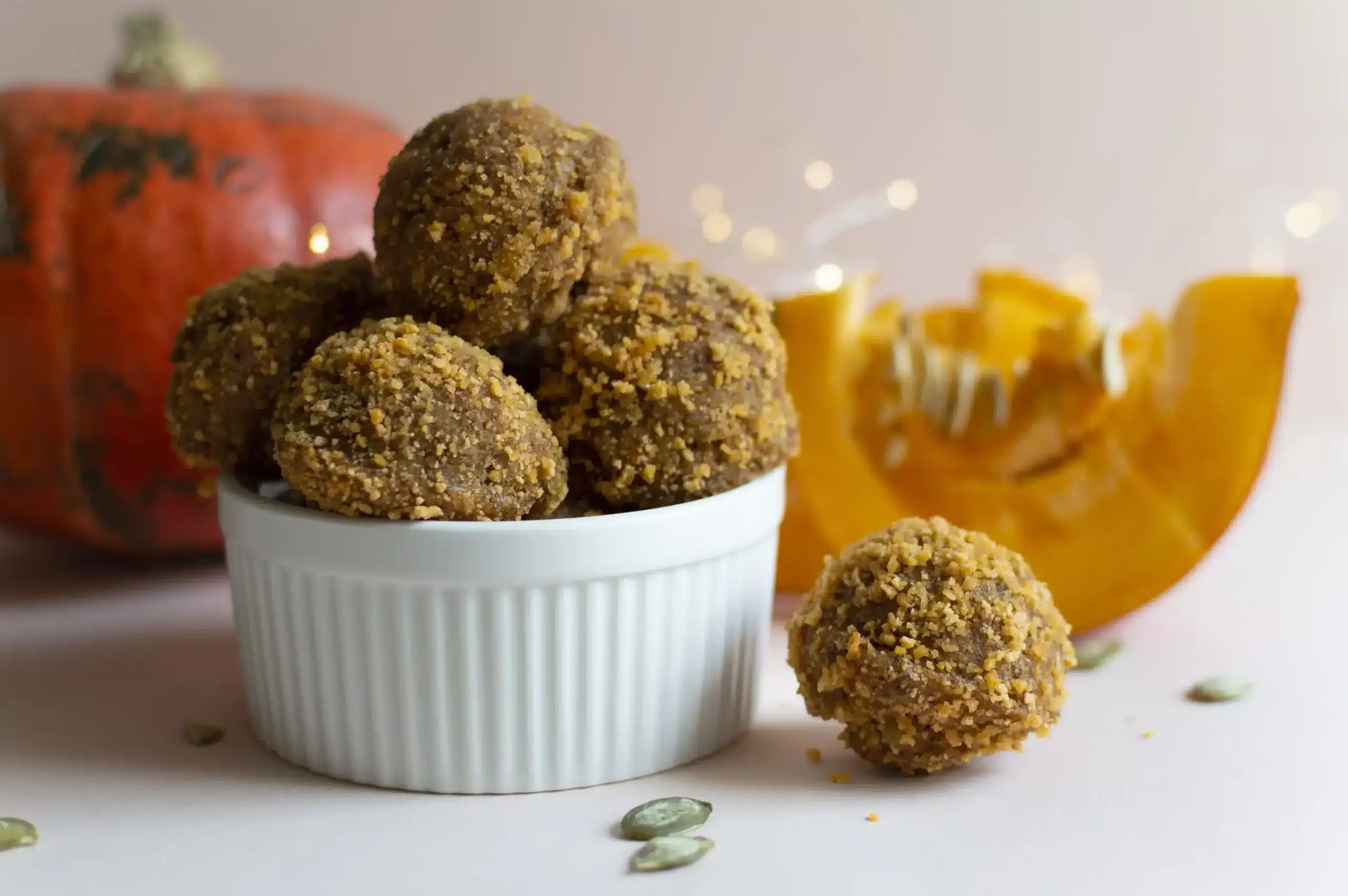 Delicious No-Bake Pumpkin Protein Bites